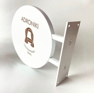 Custom Metal Business Logo Sign – Outdoor Storefront Sign – Selegna Signs